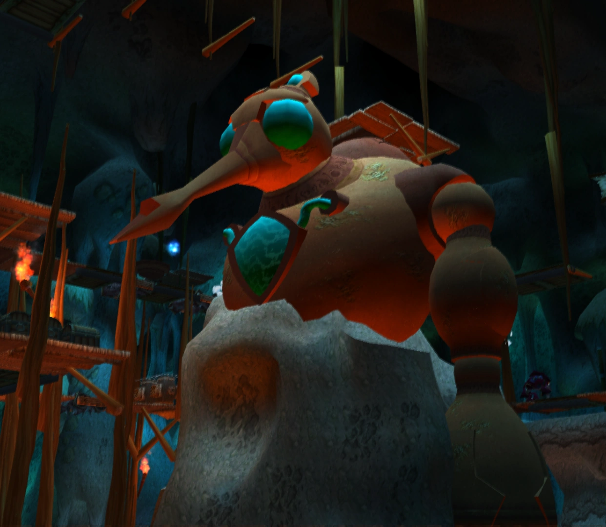 Image - Precursor robot in Spider Cave.png | Jak and Daxter Wiki ...