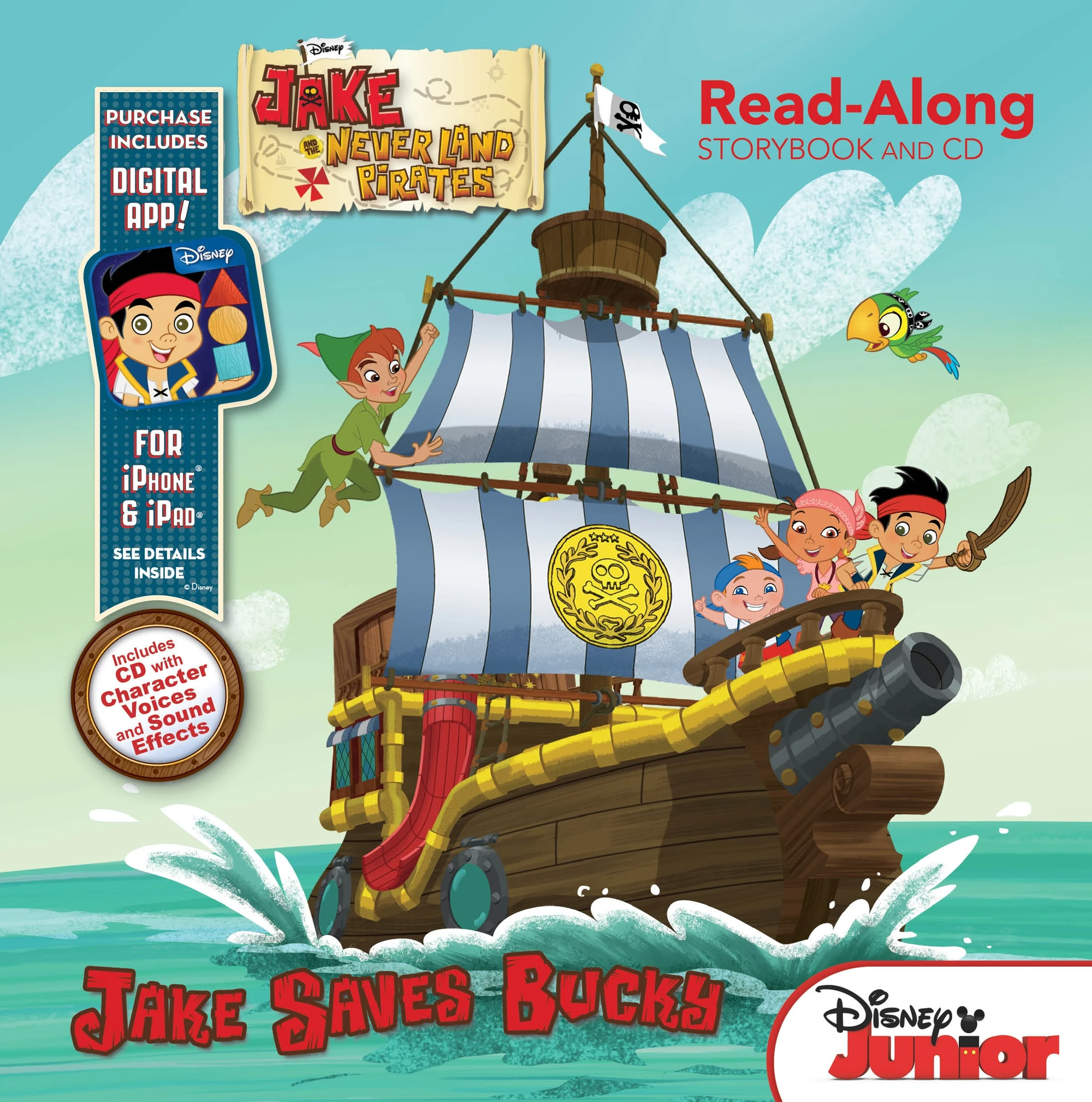 Jake and the Never Land Pirates Read-Along Storybook and CD Jake Saves ...