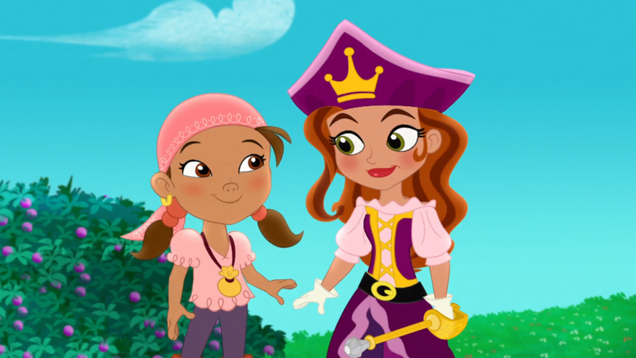 Image Izzyandpirate Princess The Never Rainbow Jake And The Never Land Pirates Wiki