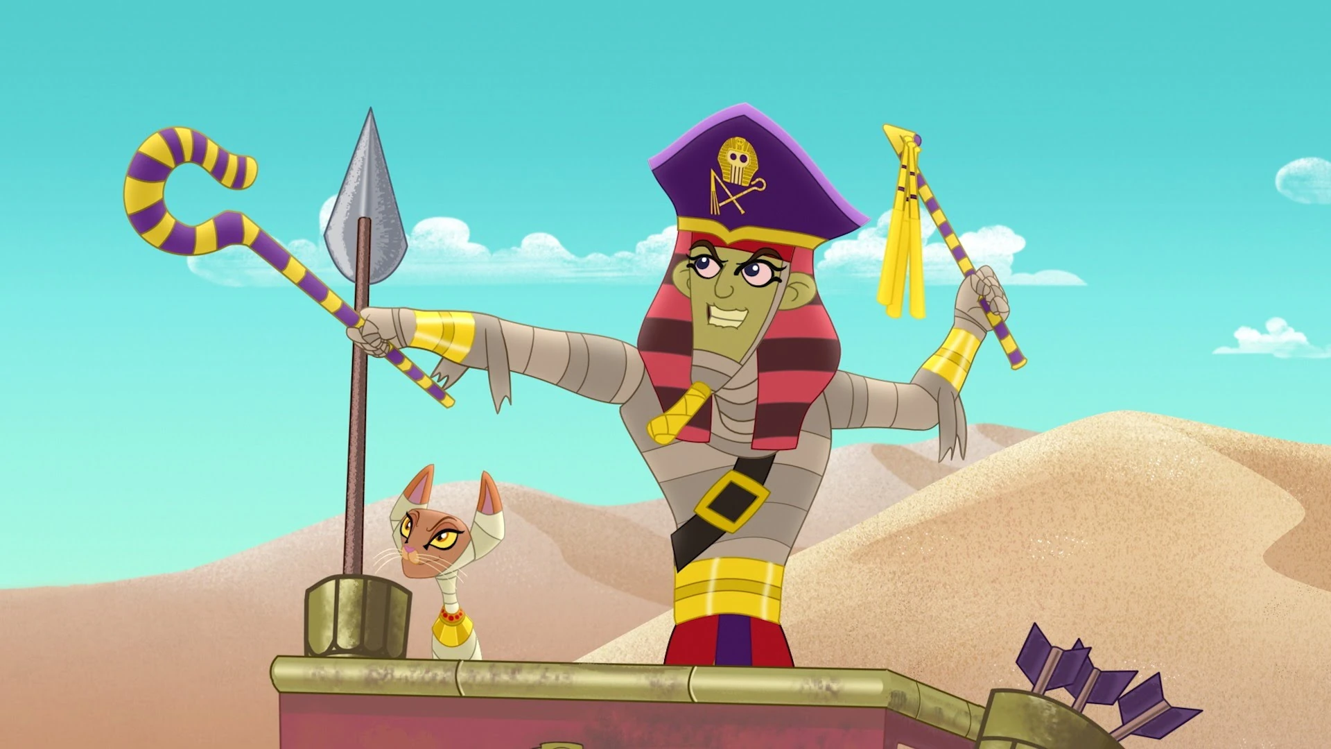Pirate Pharaoh’s Crook and Flail | Jake and the Never Land Pirates Wiki ...