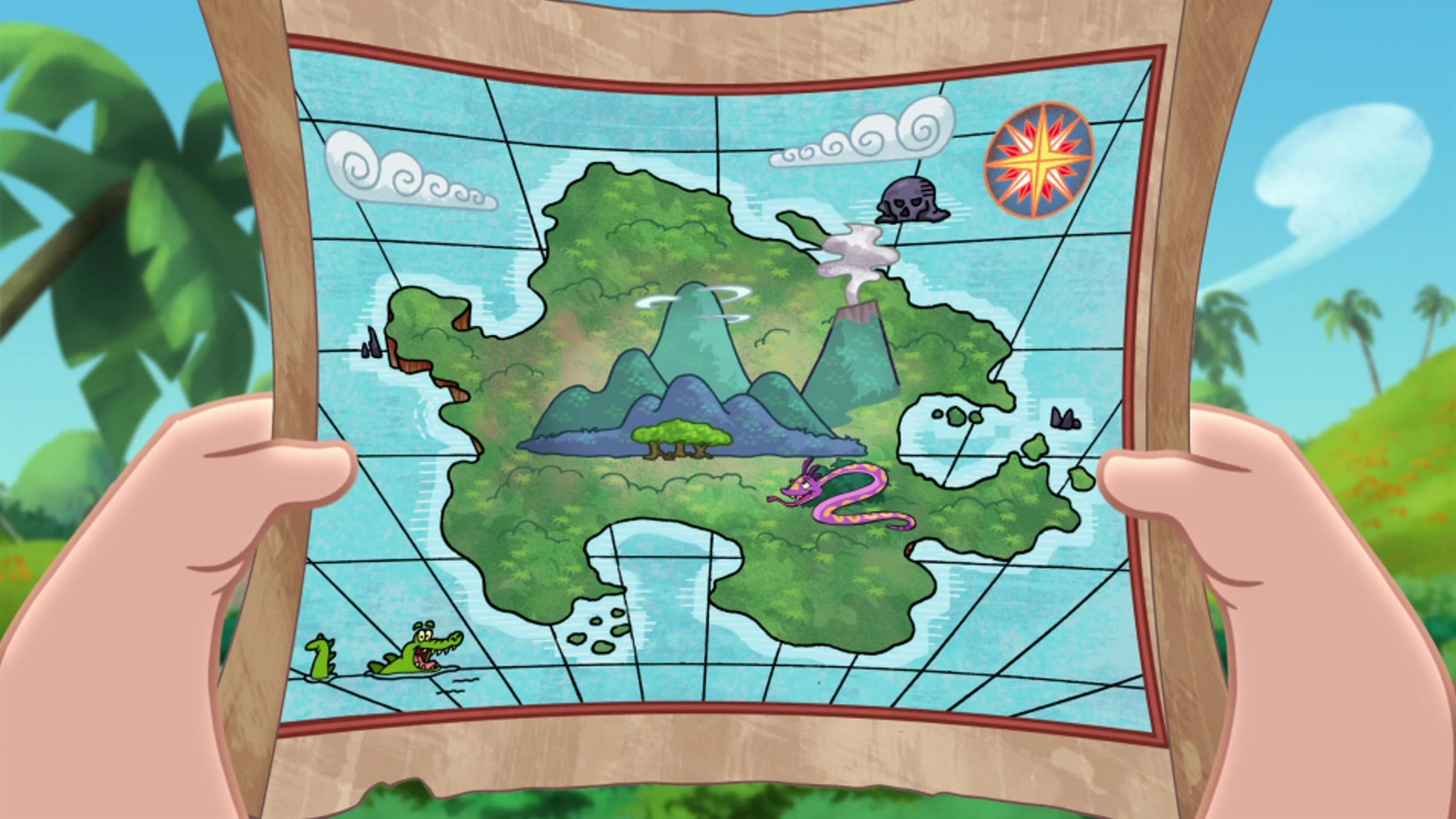 Jake And The Neverland Pirates Cubbys Map