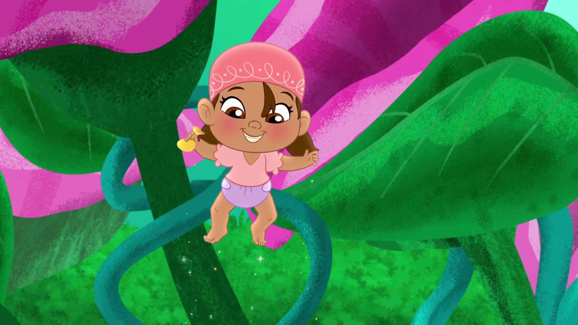 Image Izzy Pirate Sitting Pirates Jake And The Never Land Pirates Wiki Fandom Powered