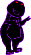 Dark Barney the Dinosaur | Joey Slikk Alt Wiki | Fandom