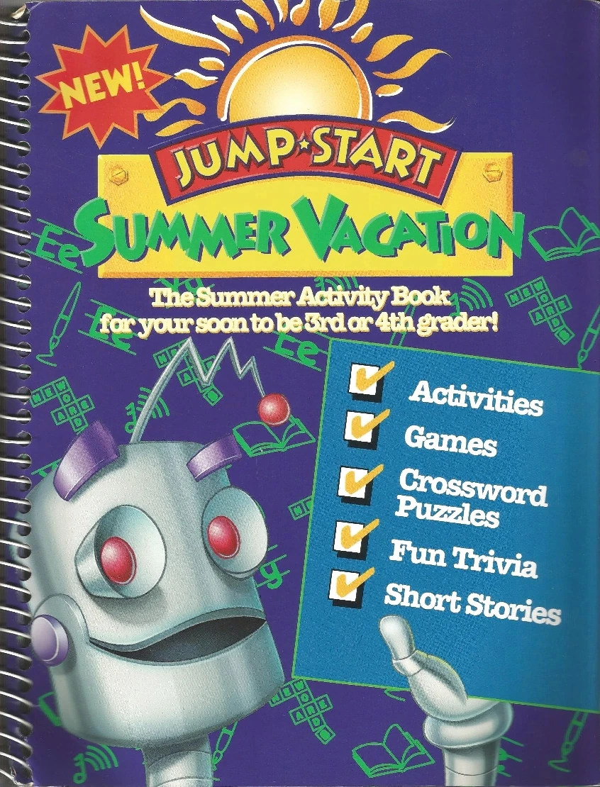 JumpStart Summer Vacation Activity Book for 3rd or 4th Grade ...
