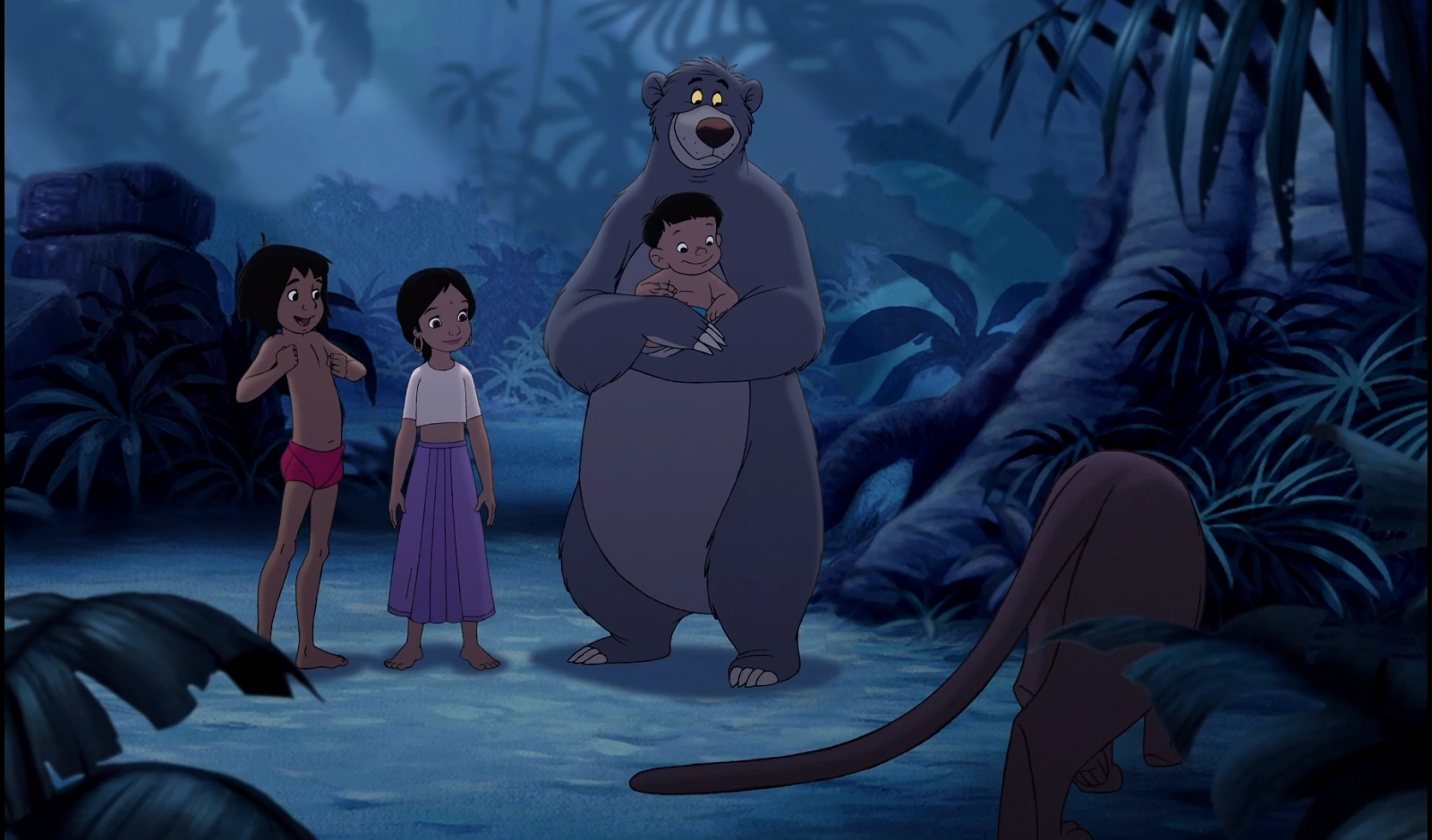 Image - Mowgli and all his friends.png | Jungle Book Wiki | FANDOM ...