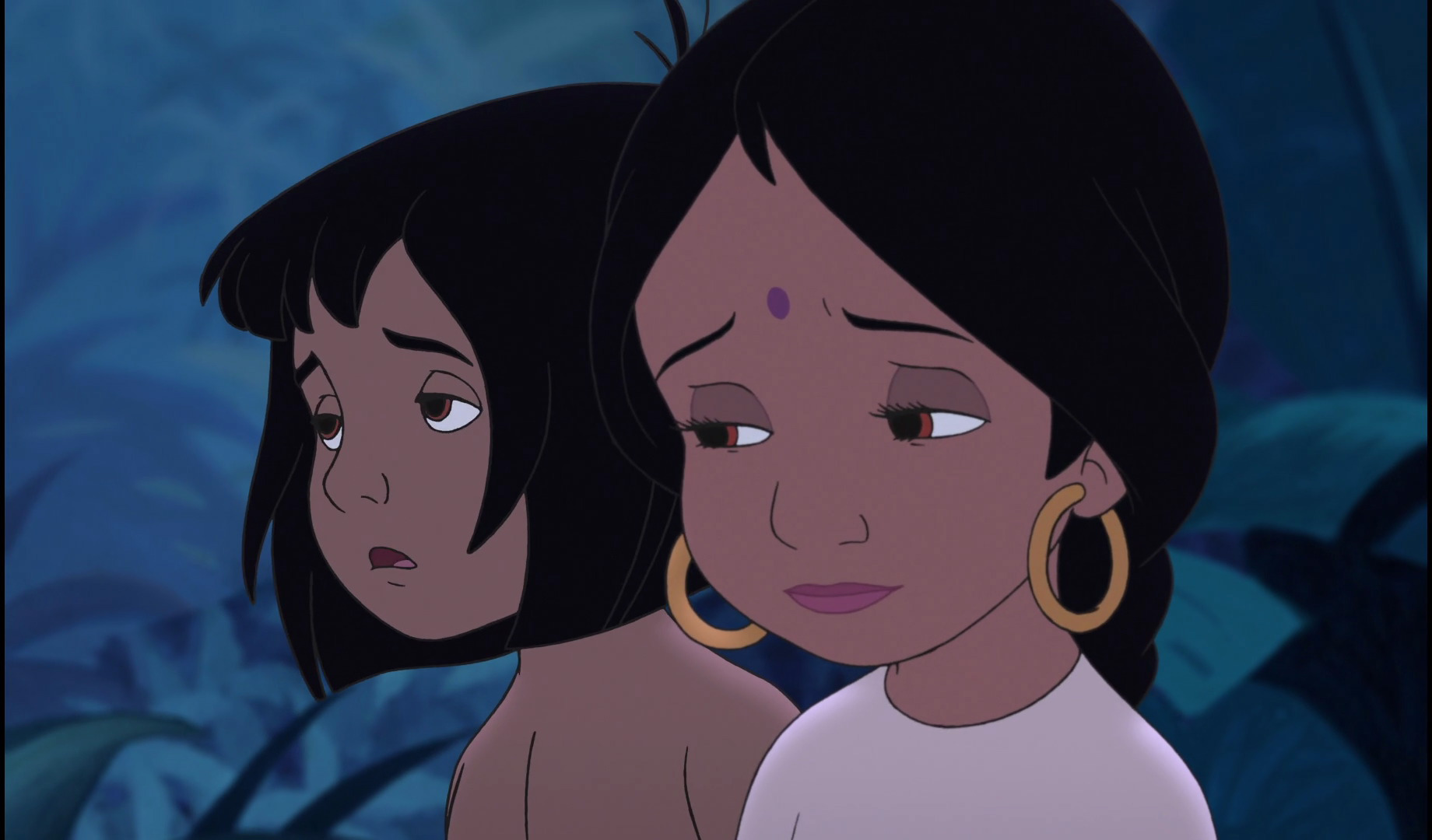 Image Shanti And Mowgli Are Sad They Must Leave Jungle Book