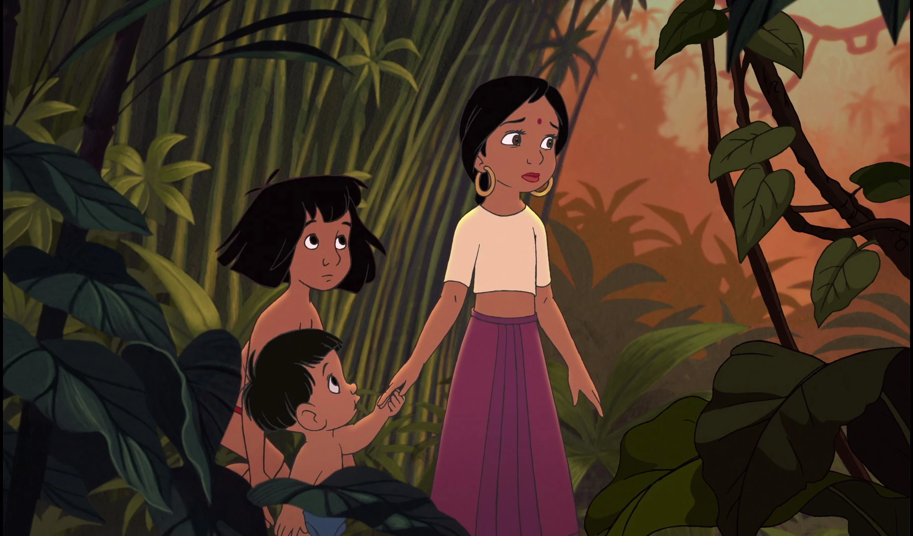 Image - Mowgli Shanti and Ranjan are safe and sound.jpg | Jungle Book ...