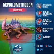 Monolometrodon | Jurassic World Alive Wiki | Fandom
