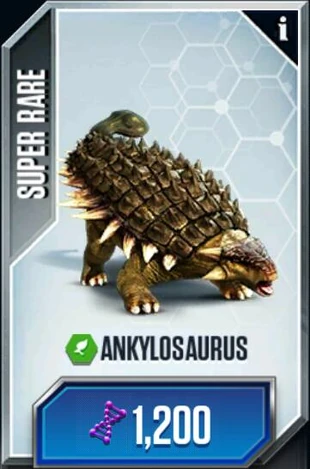 Ankylosaurus | Jurassic World The mobile game Wikia | Fandom