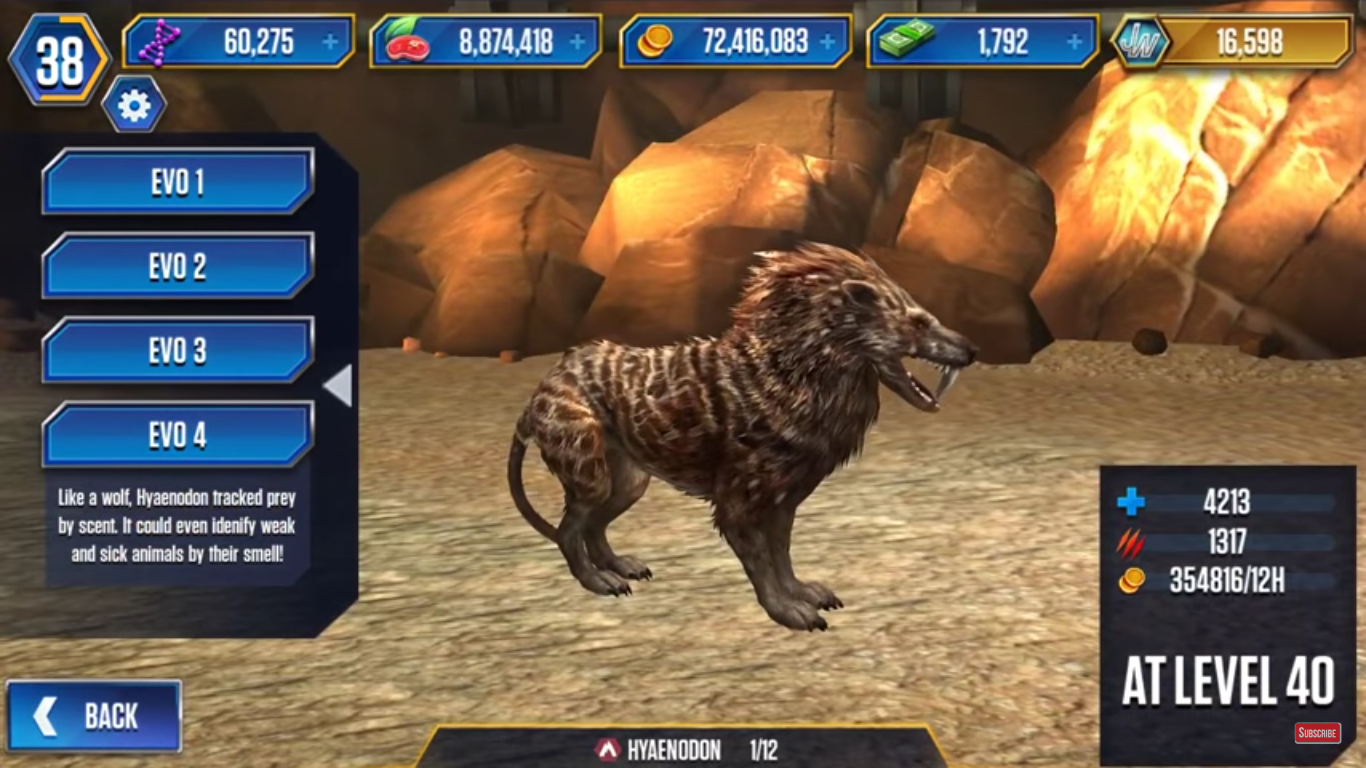 Hyaenodon Jurassic World The Mobile Game Wikia Fandom
