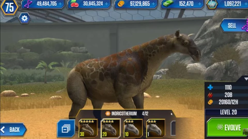 Paraceratherium/JW: TG | Jurassic Park wiki | Fandom