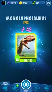 Monolophosaurus/JW: A | Jurassic Park wiki | Fandom