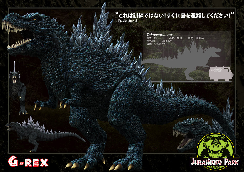 Image Godzilla Meets Jurassicpark Jurassic Park Wiki Fandom Powered By Wikia