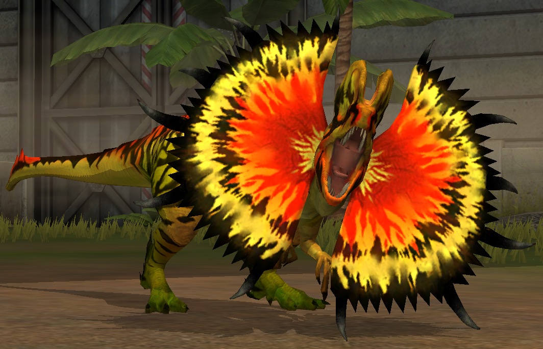 Image - Dilophosaurus in Level 40.jpeg | Jurassic Park wiki | FANDOM ...