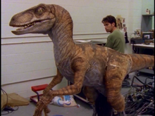 Velociraptor practical effects (The Lost World) | Jurassic Park wiki ...