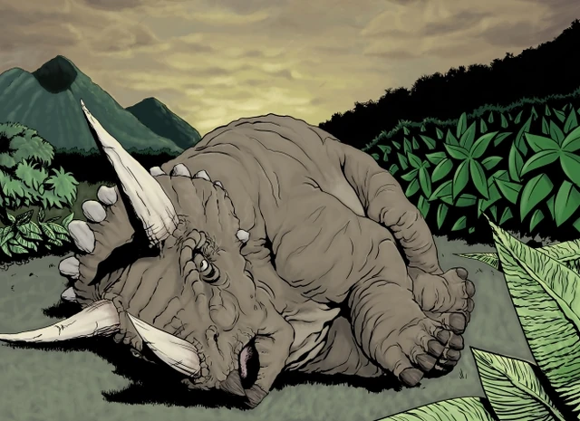 Image - Sick Triceratops by jurassicpark.jpg | Jurassic Park wiki ...