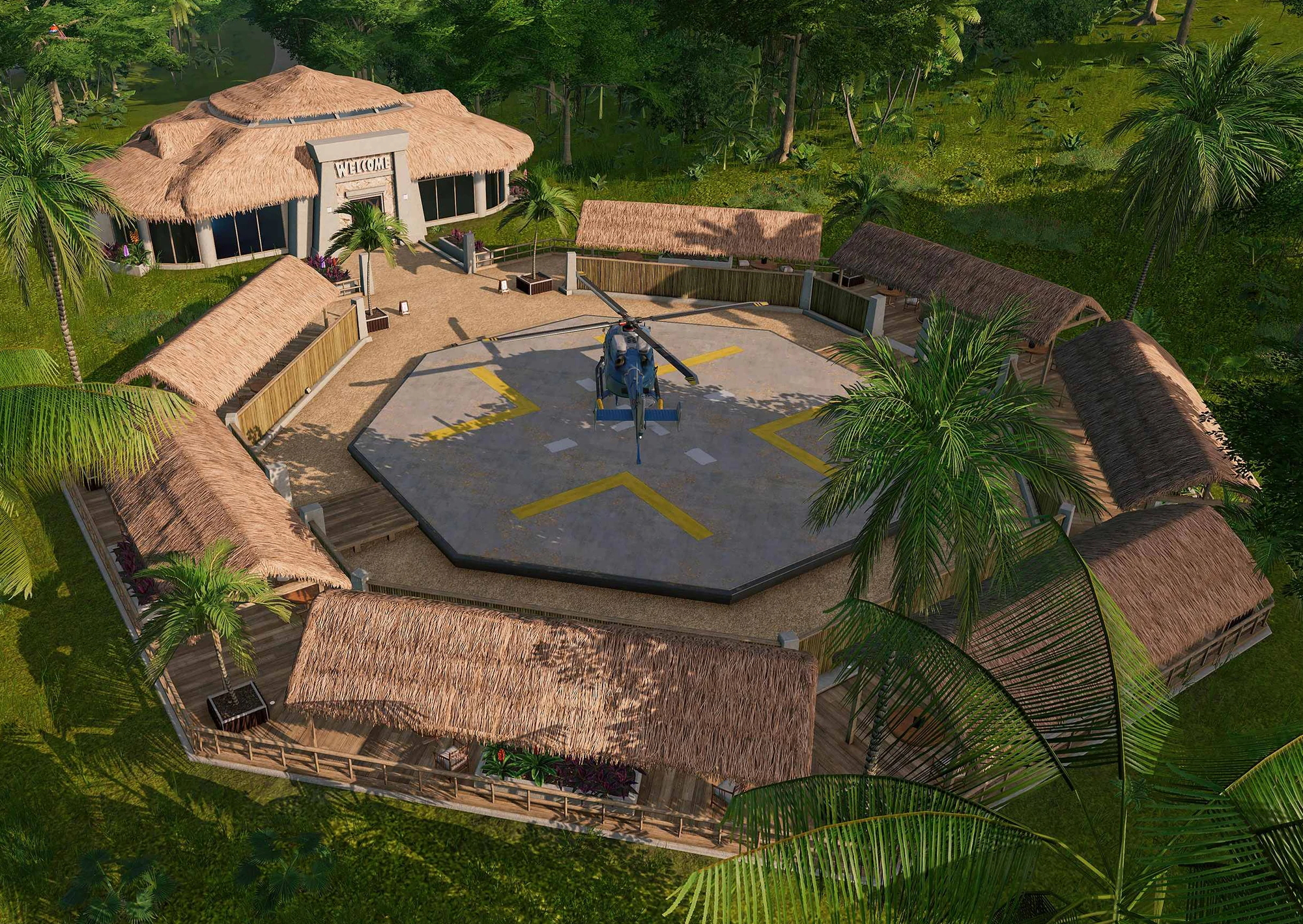 Arrival Helipad | Jurassic World Evolution Wiki | Fandom