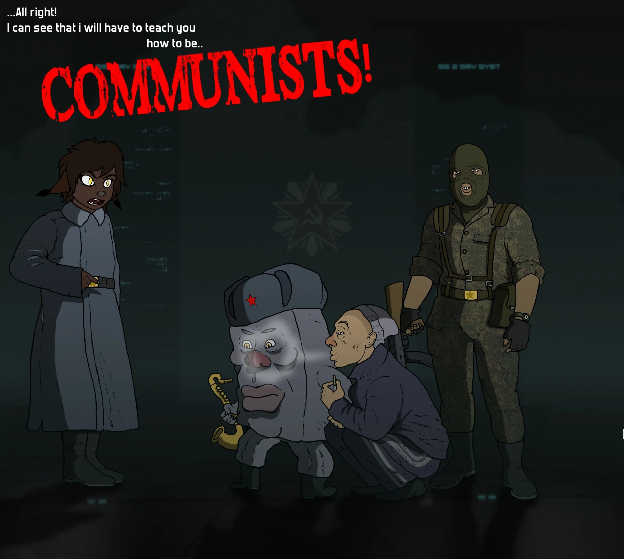 Vatnik ("cotton-padded jacket") a typical Putin lover/ MEMES, PICTURES ...