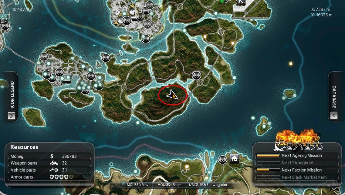 Image - Hot Air Balloon location map.png | Just Cause Wiki | FANDOM ...