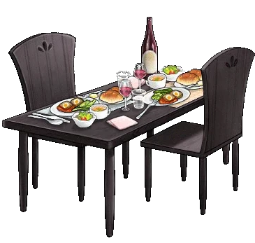 Image - Admiral made dining table+Dinner animated.gif | Kancolle Wiki ...