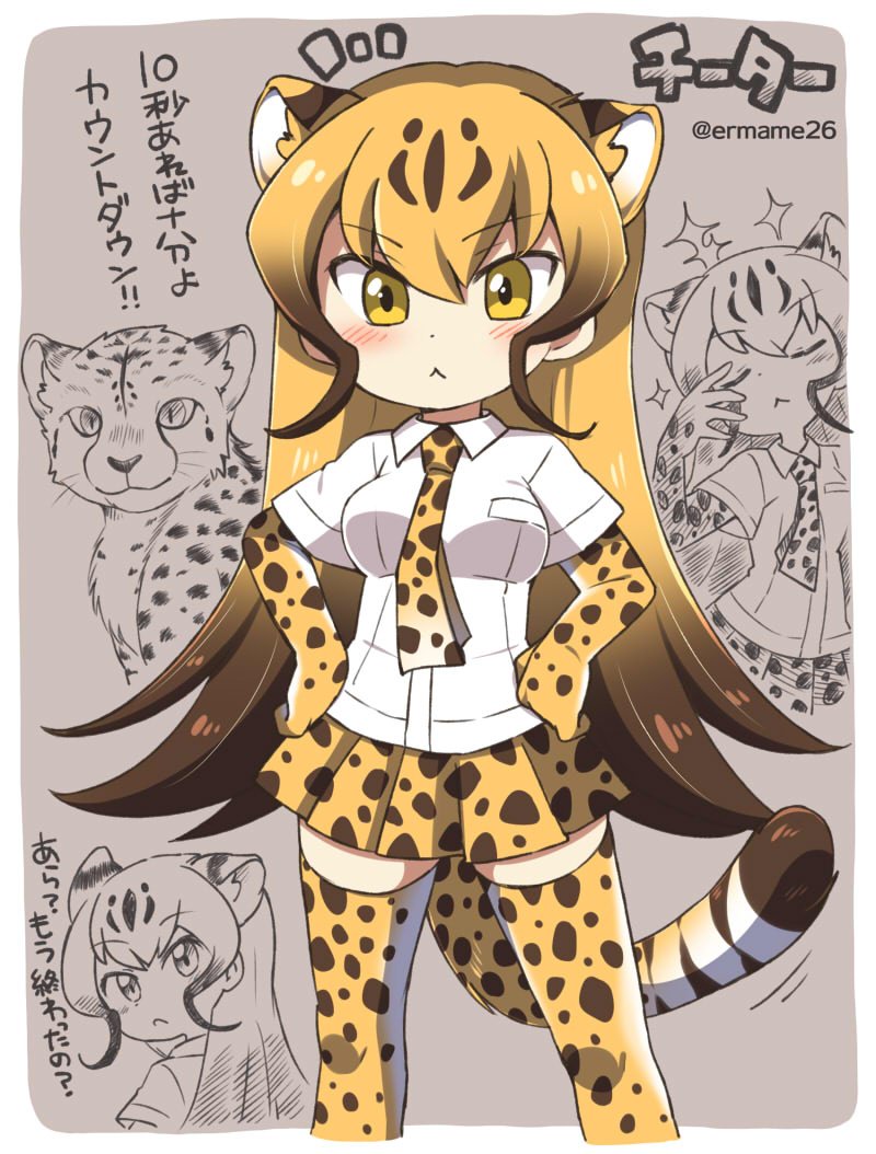 Image Cheetah Kemono Friends Japari Library Wiki Fandom