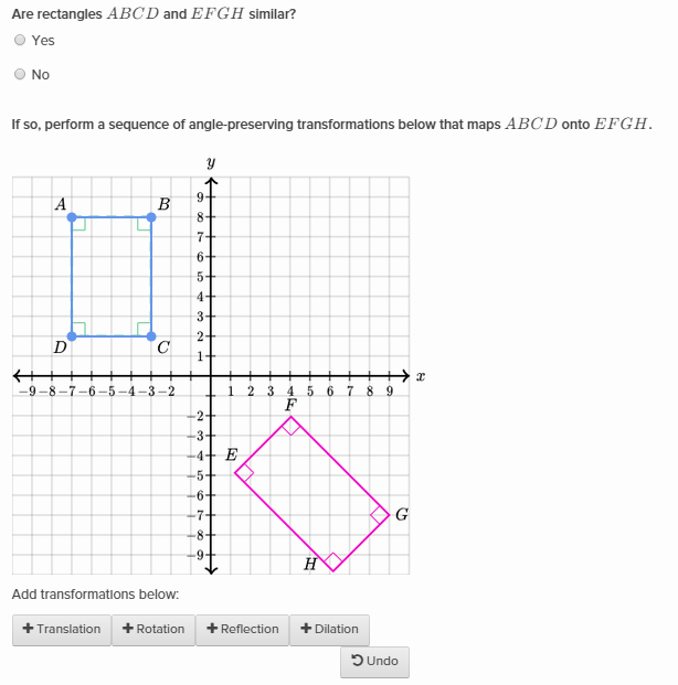 Defining similarity through angle-preserving transformations | Khan ...