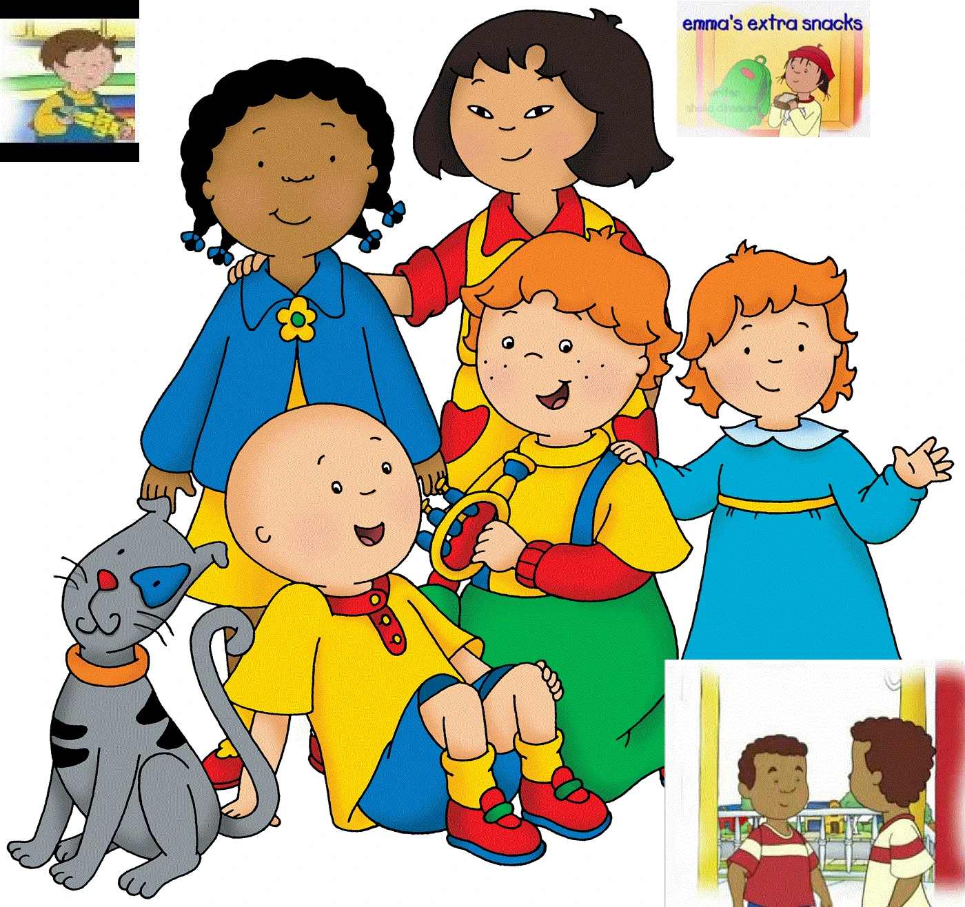 The Caillou Gang | Kids World's Adventures Wiki | Fandom