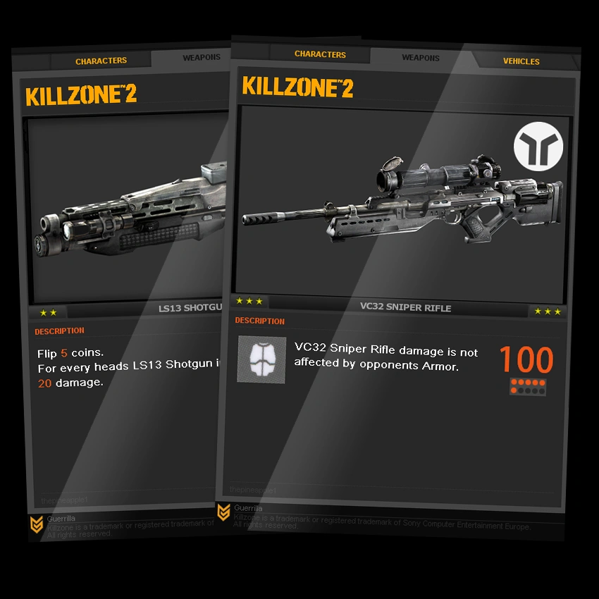 Weapons | Killzone Card Game Wiki | Fandom