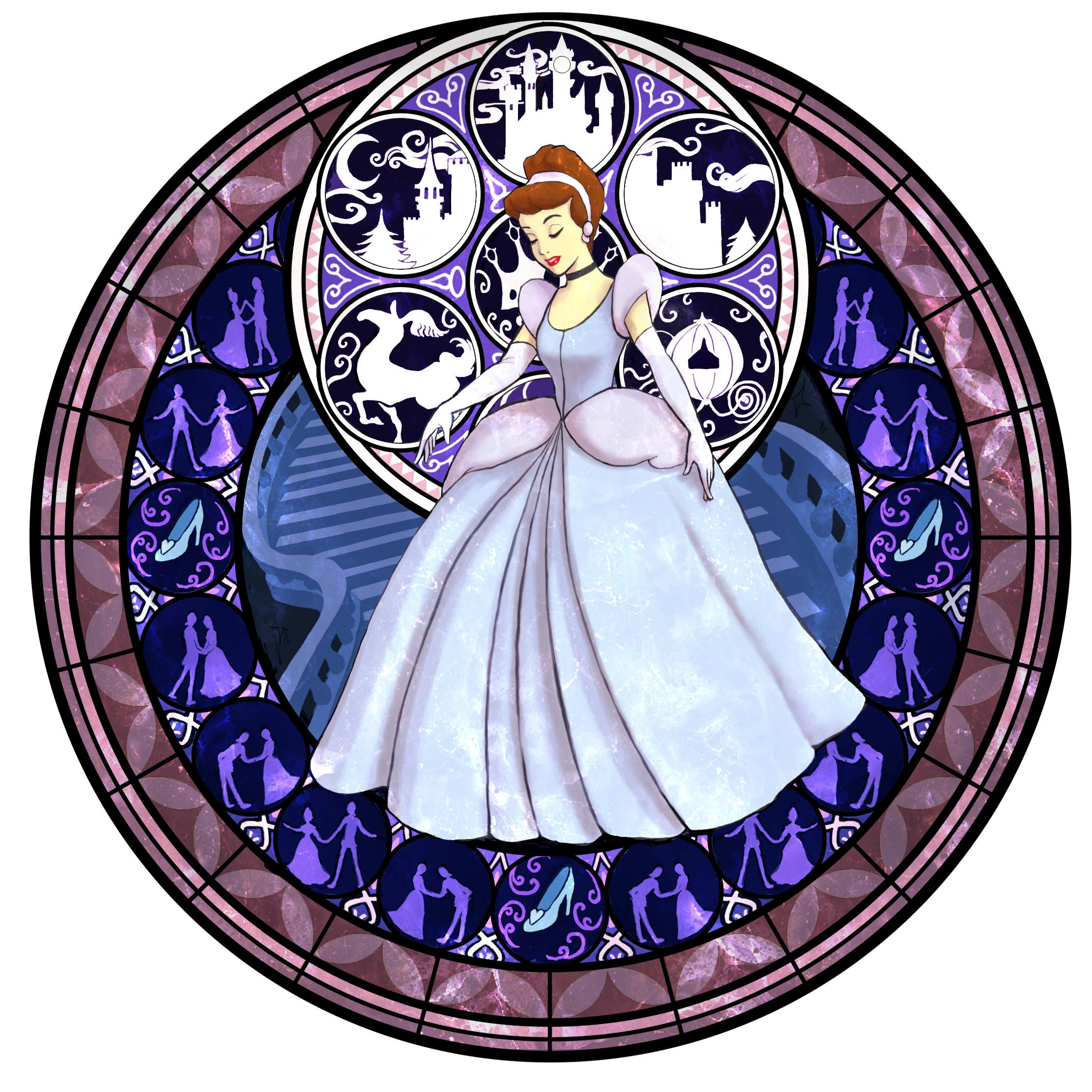 Image Station Of Awakening Cinderella Art Khpng Kingdom Hearts Wiki Fandom Powered By