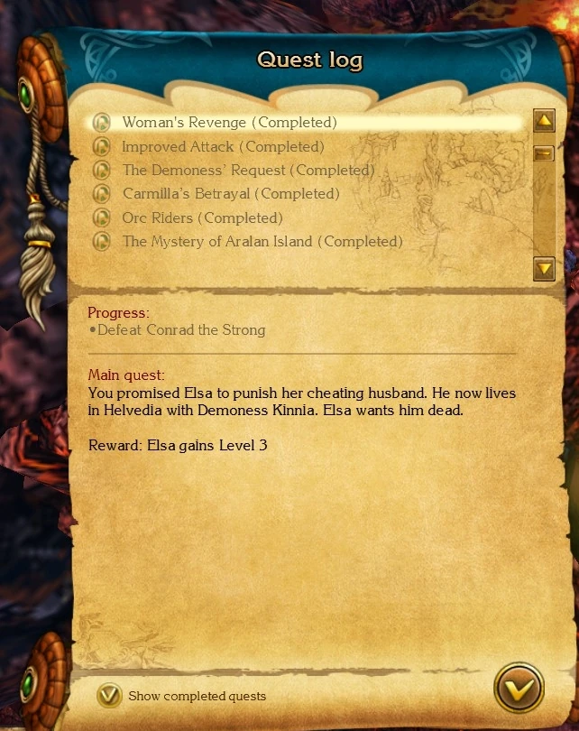 Helvedia Quest Logs Gallery | King's Bounty - Dark Side Wiki | Fandom