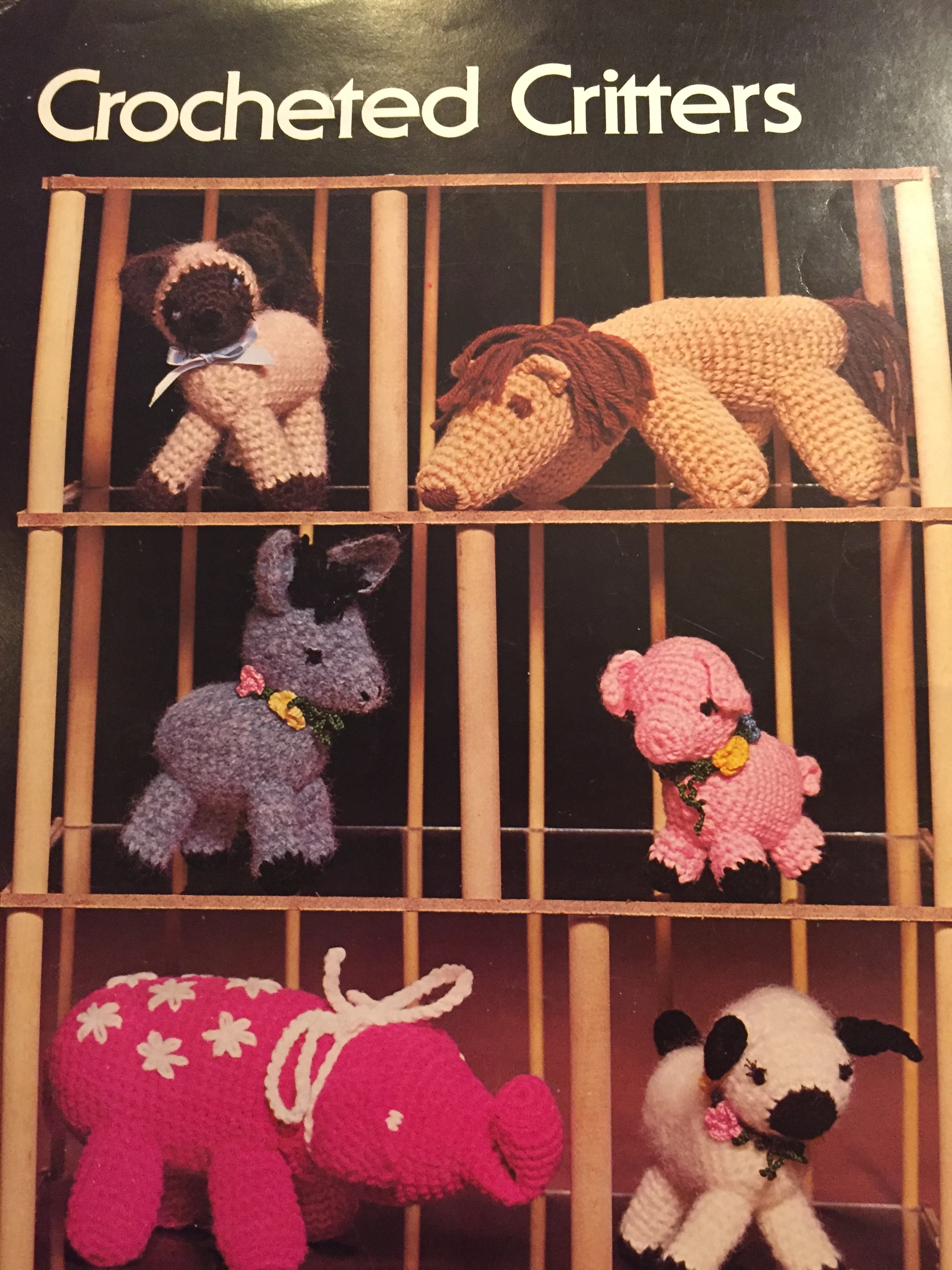 Leisure Arts 109 Crocheted Critters | Knitting and Crochet Pattern ...