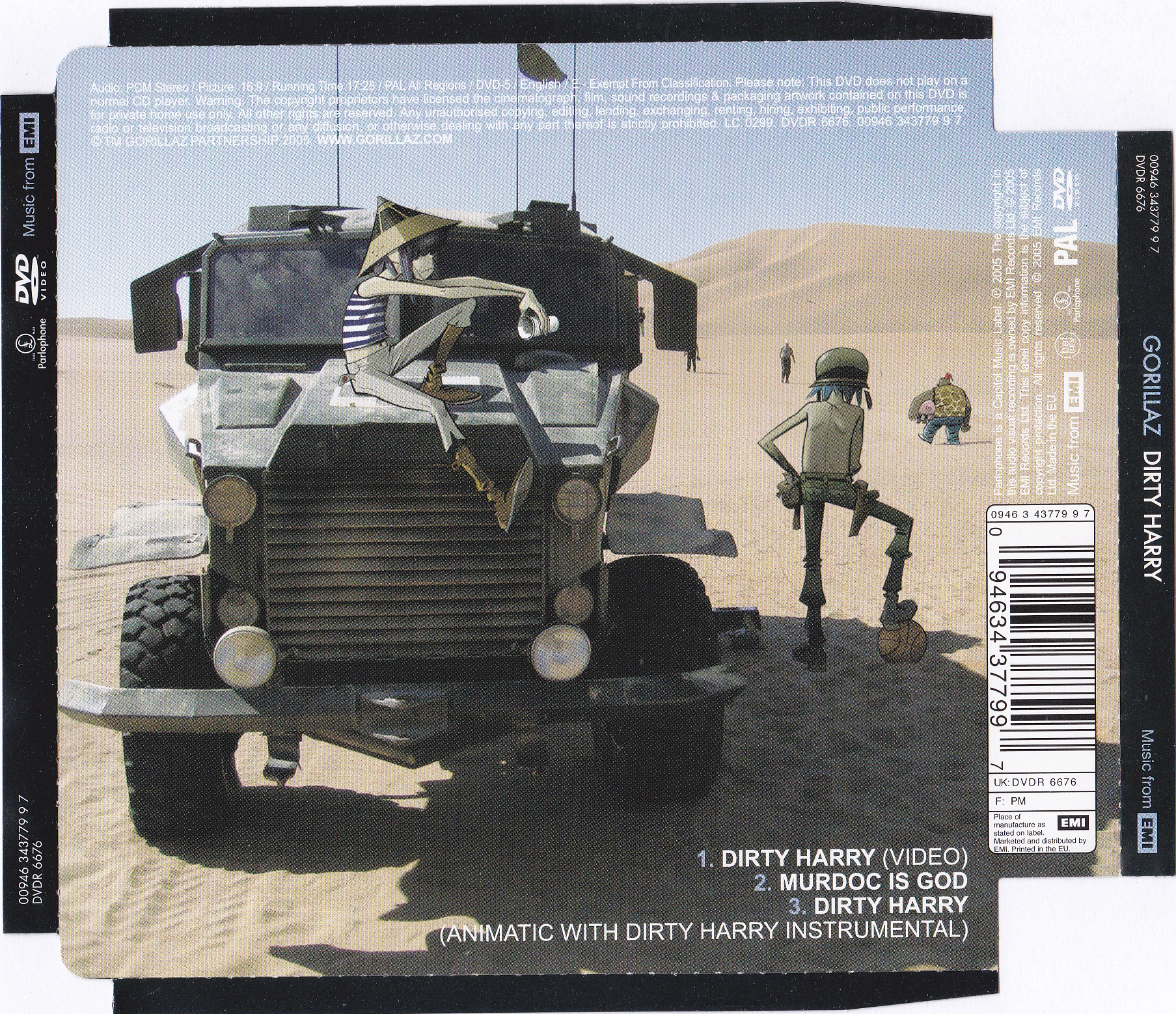 Dirty Harry | Gorillaz Wiki | Fandom