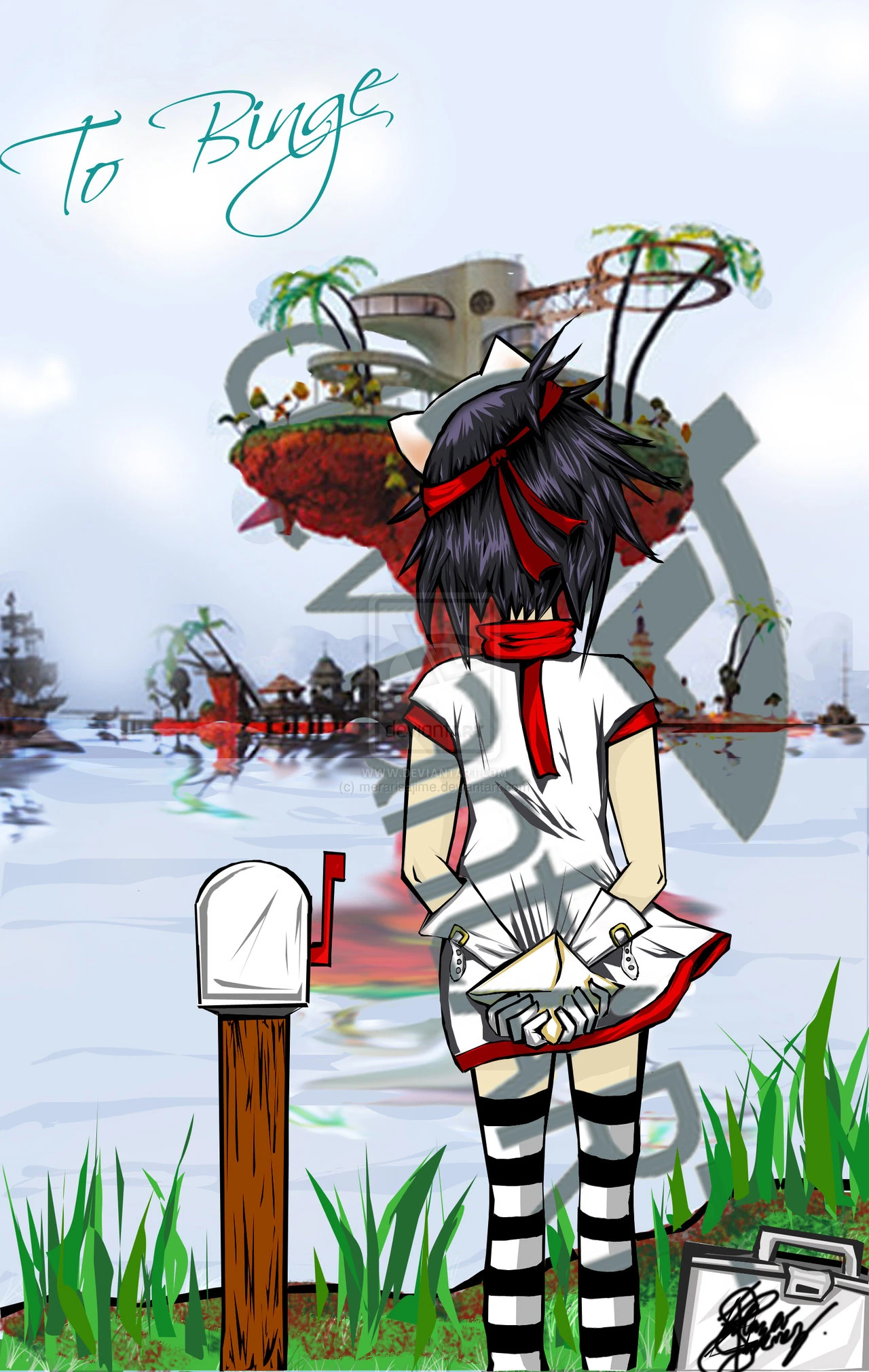 Image - To binge gorillaz by merarisajime-d4dgg78.jpg | Gorillaz Wiki ...