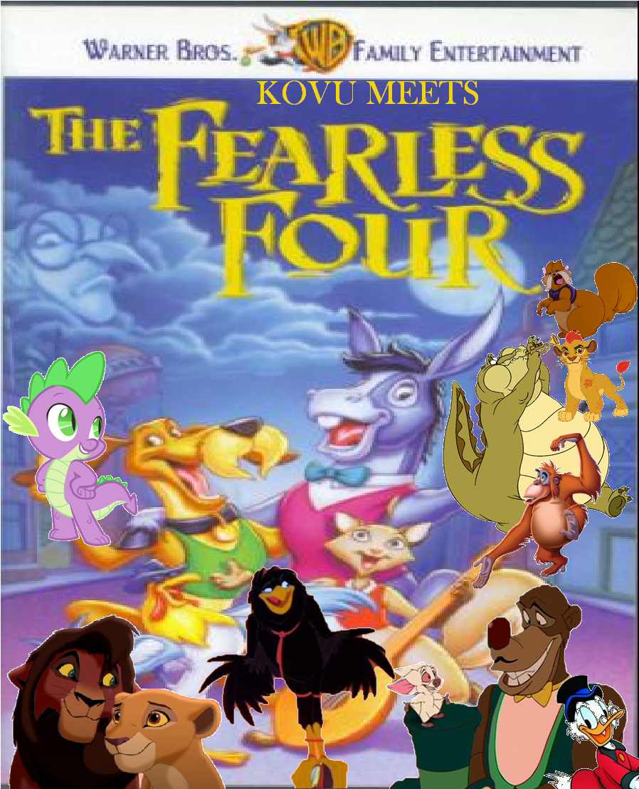 Image Kovu Meets The Fearless Four Posterpng Kovu And His Team Wikia Fandom Powered By Wikia