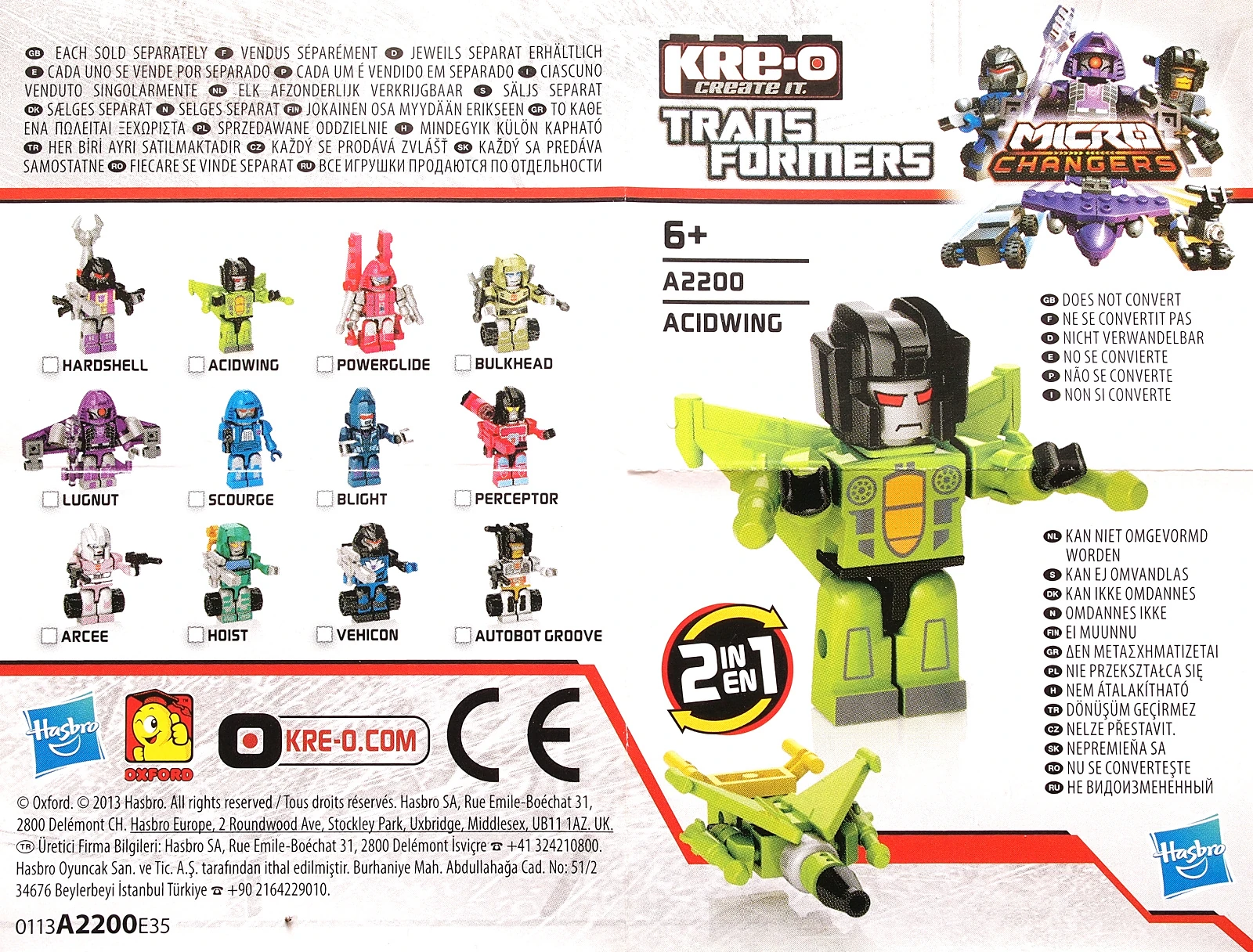 Instructions Acid Wing | Kre-O Wiki | Fandom