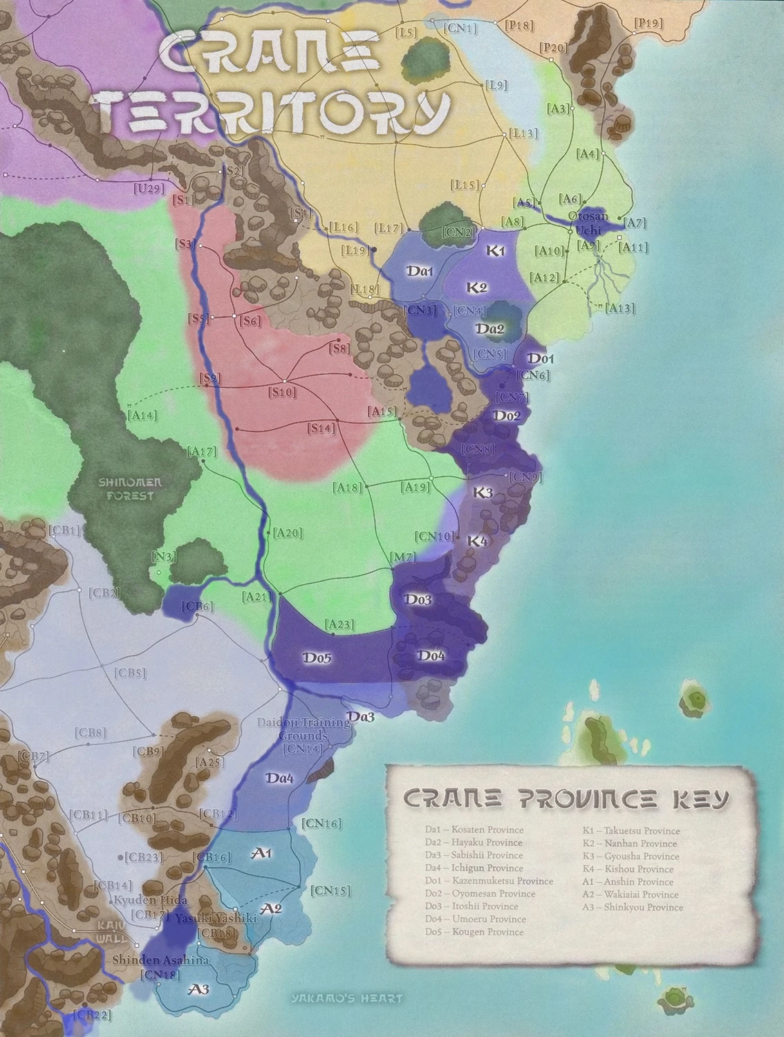 Image - Crane Clan Provinces.jpg | L5r: Legend of the Five Rings Wiki ...