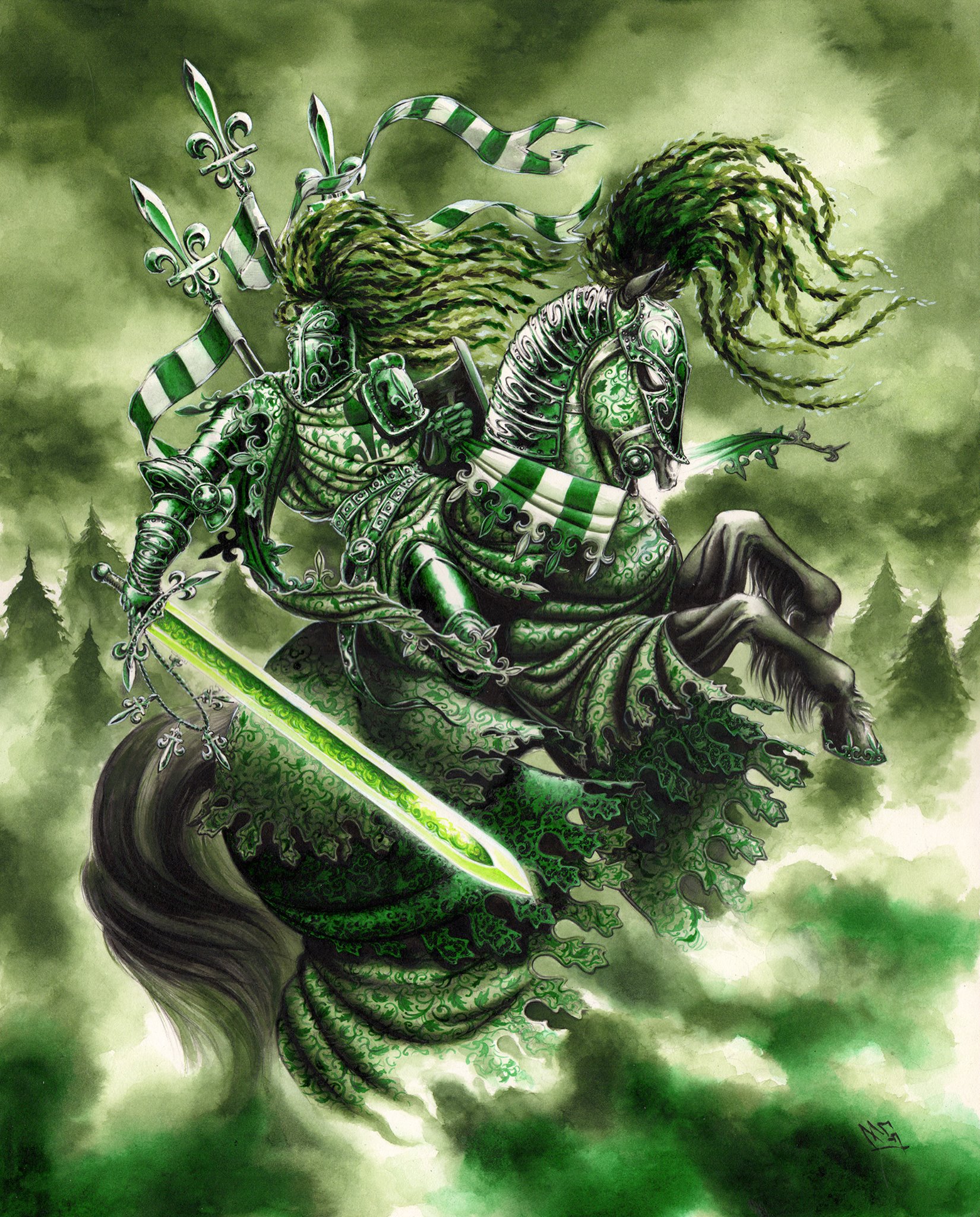 El Caballero Verde Wiki La Biblioteca Del Viejo Mundo Fandom