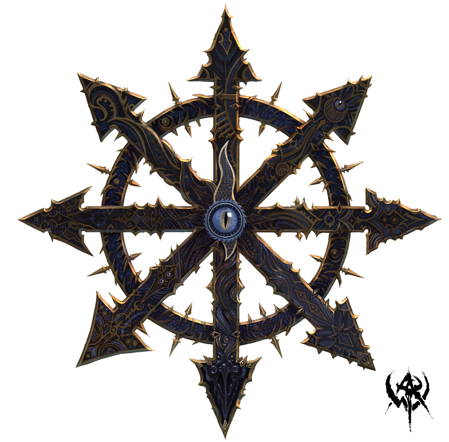 Imagen - Chaos symbol.jpg | Wiki La Biblioteca del Viejo Mundo | FANDOM ...