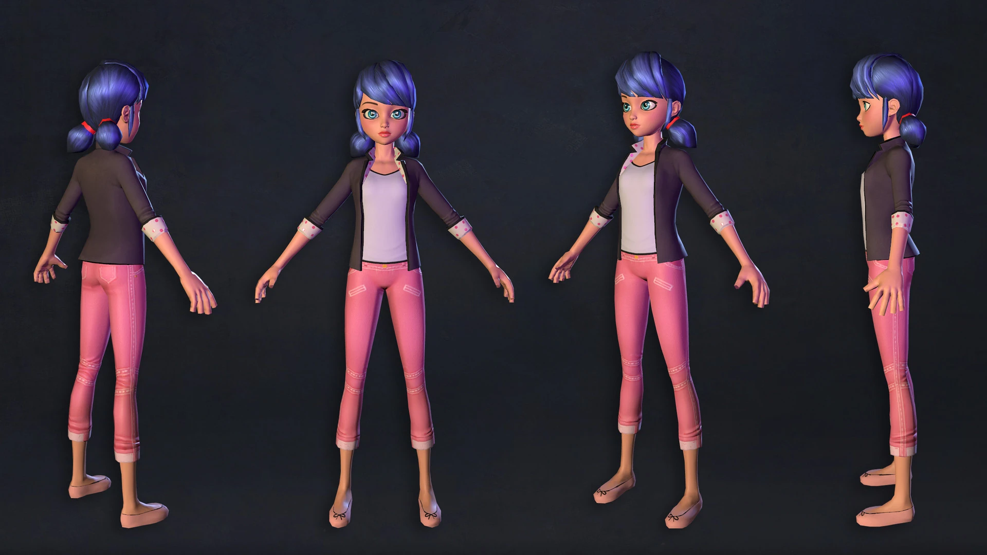 Image - Miraculous Ladybug & Cat Noir - Marinette's model turnaround ...
