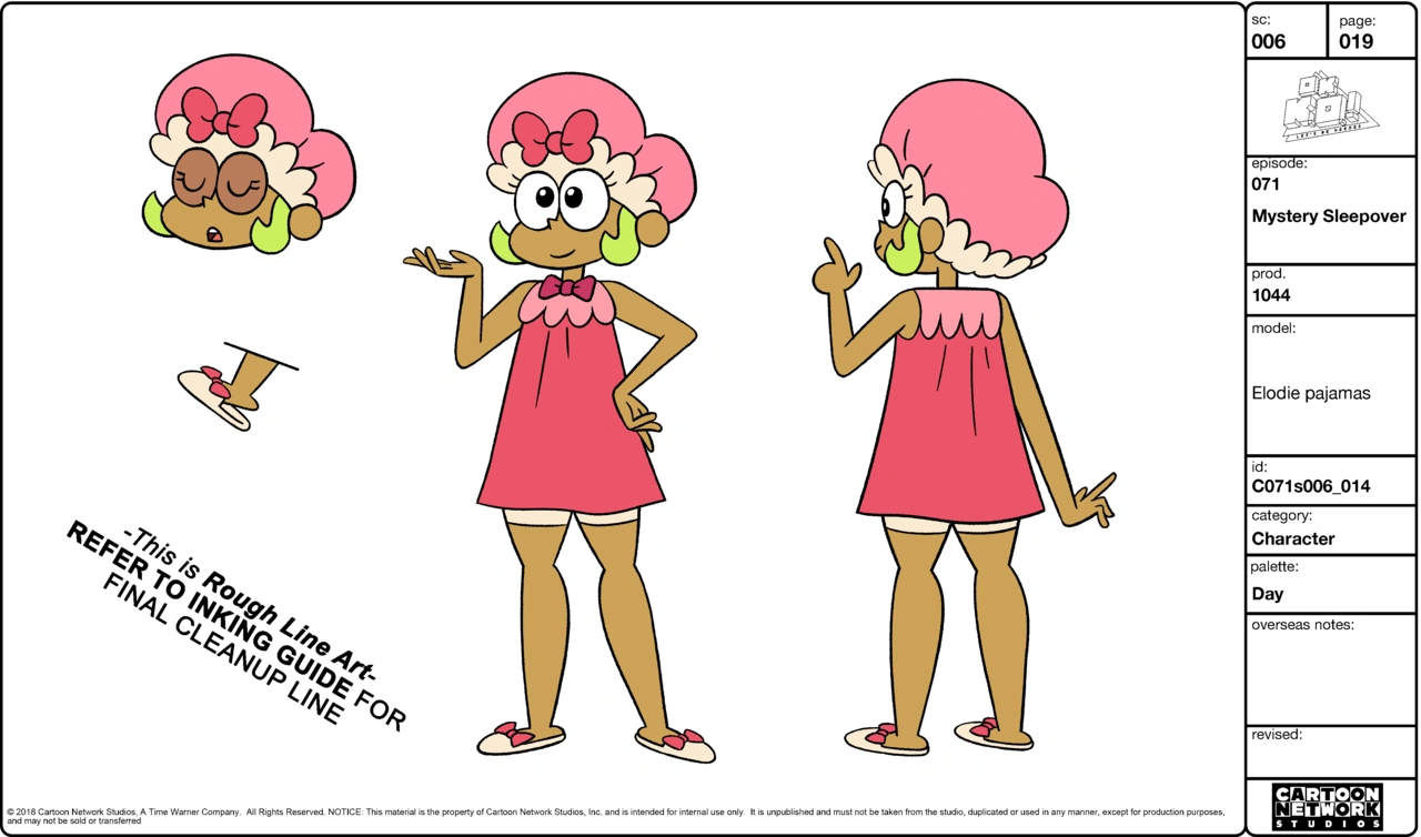 Image - Elodie Pajamas Model.png | OK K.O.! Wiki | FANDOM powered by Wikia