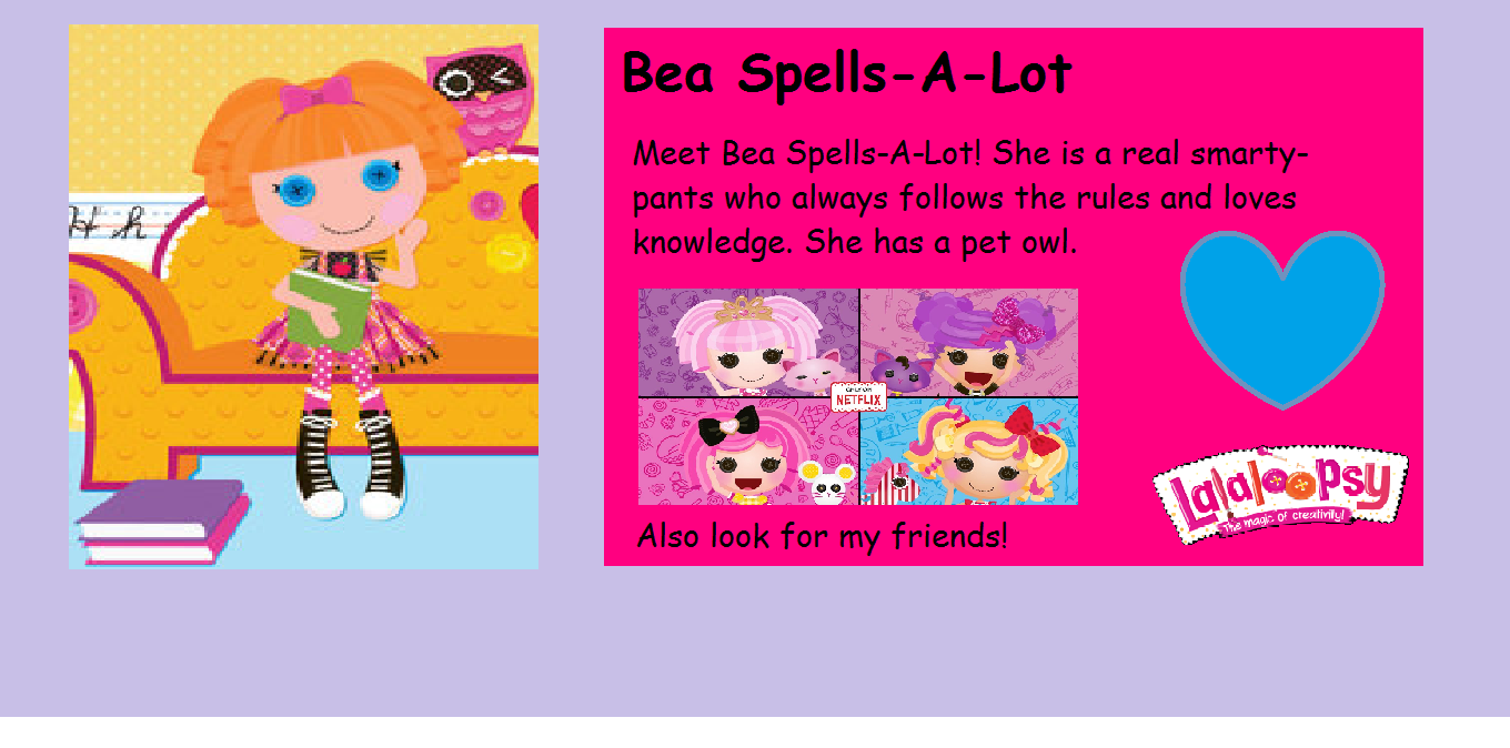 Bea Spells-A-Lot | Lalaloopsy Land Fanon Wiki | FANDOM powered by Wikia Bea Spells-A-Lot | Lalaloopsy Land Fanon Wiki | FANDOM powered by Wikia