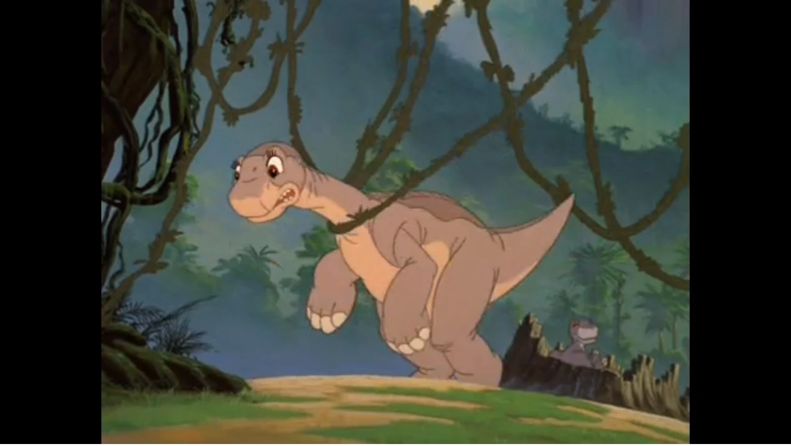 Image - Littlefoot tries to run from baby Chomper.jpg | Land Before ...