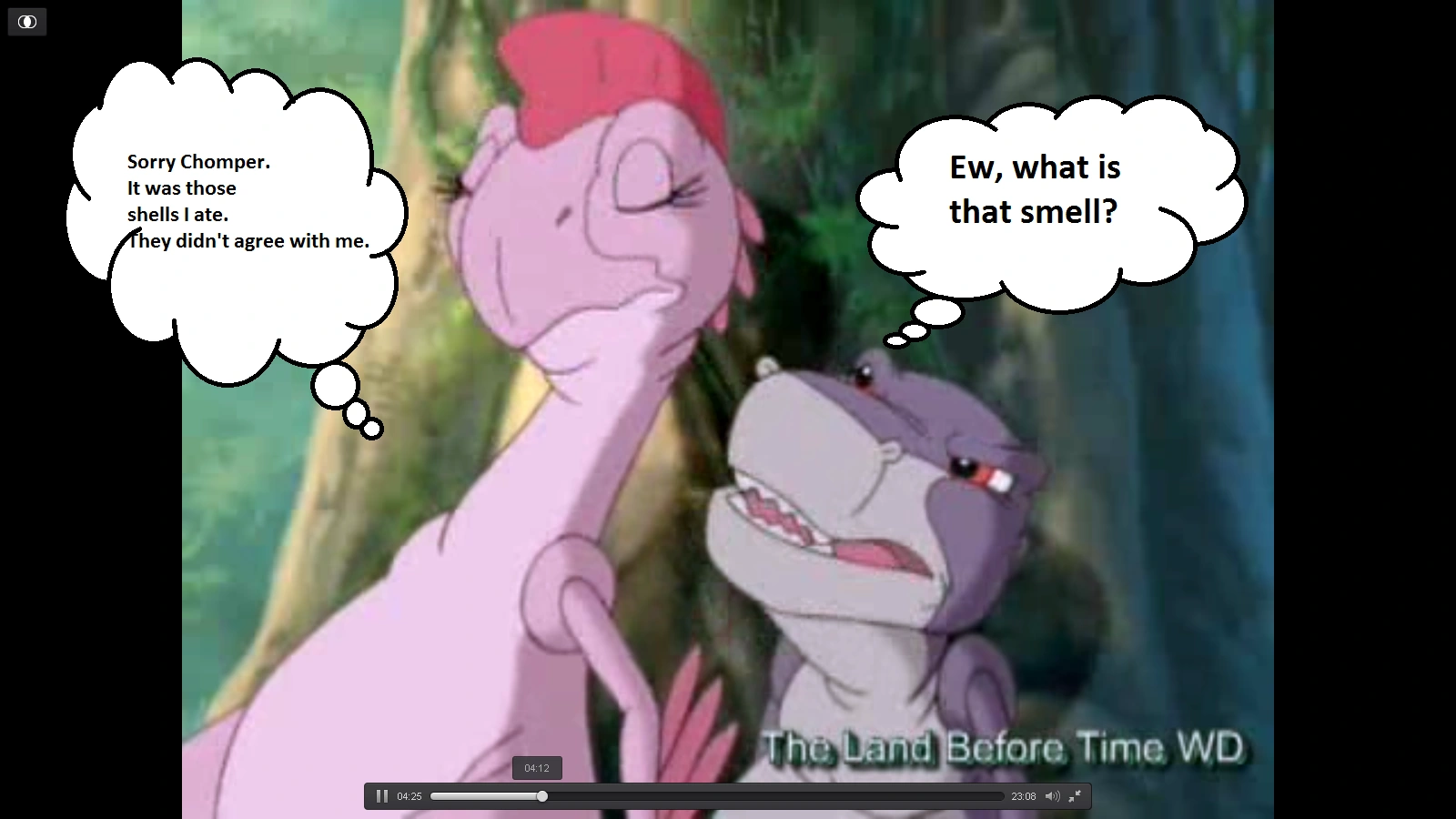 Image - Chomper thinks Ruby farted 2.png | Land Before Time Wiki ...