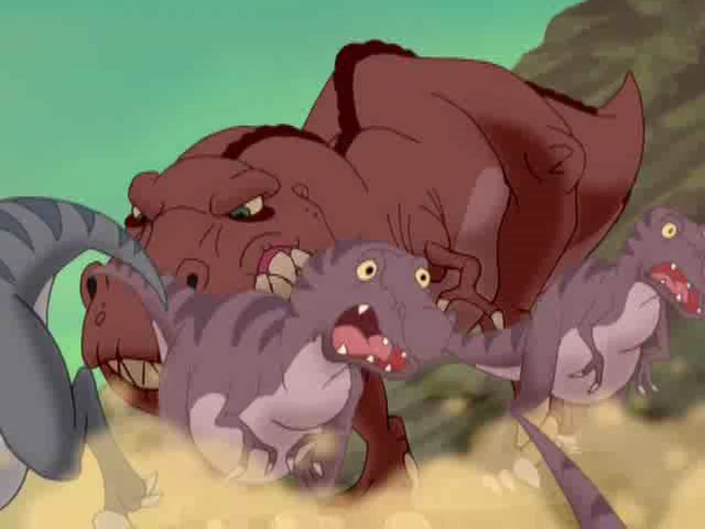 Image Orange Brown Sharptooth Chasing Fast Biterspng Land Before