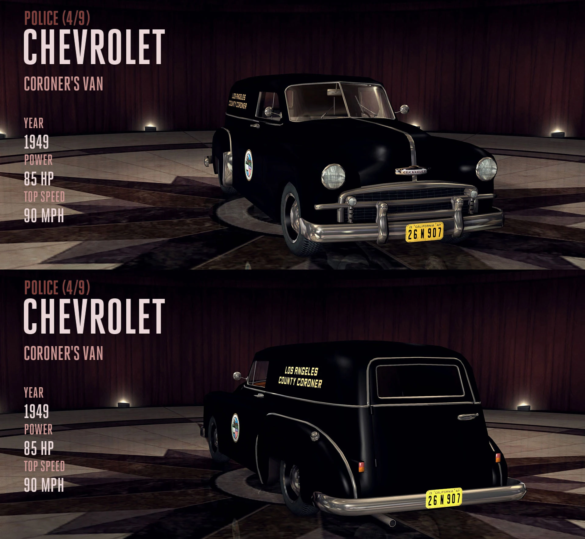 Chevrolet Coroner's Van | L.A. Noire Wiki | Fandom