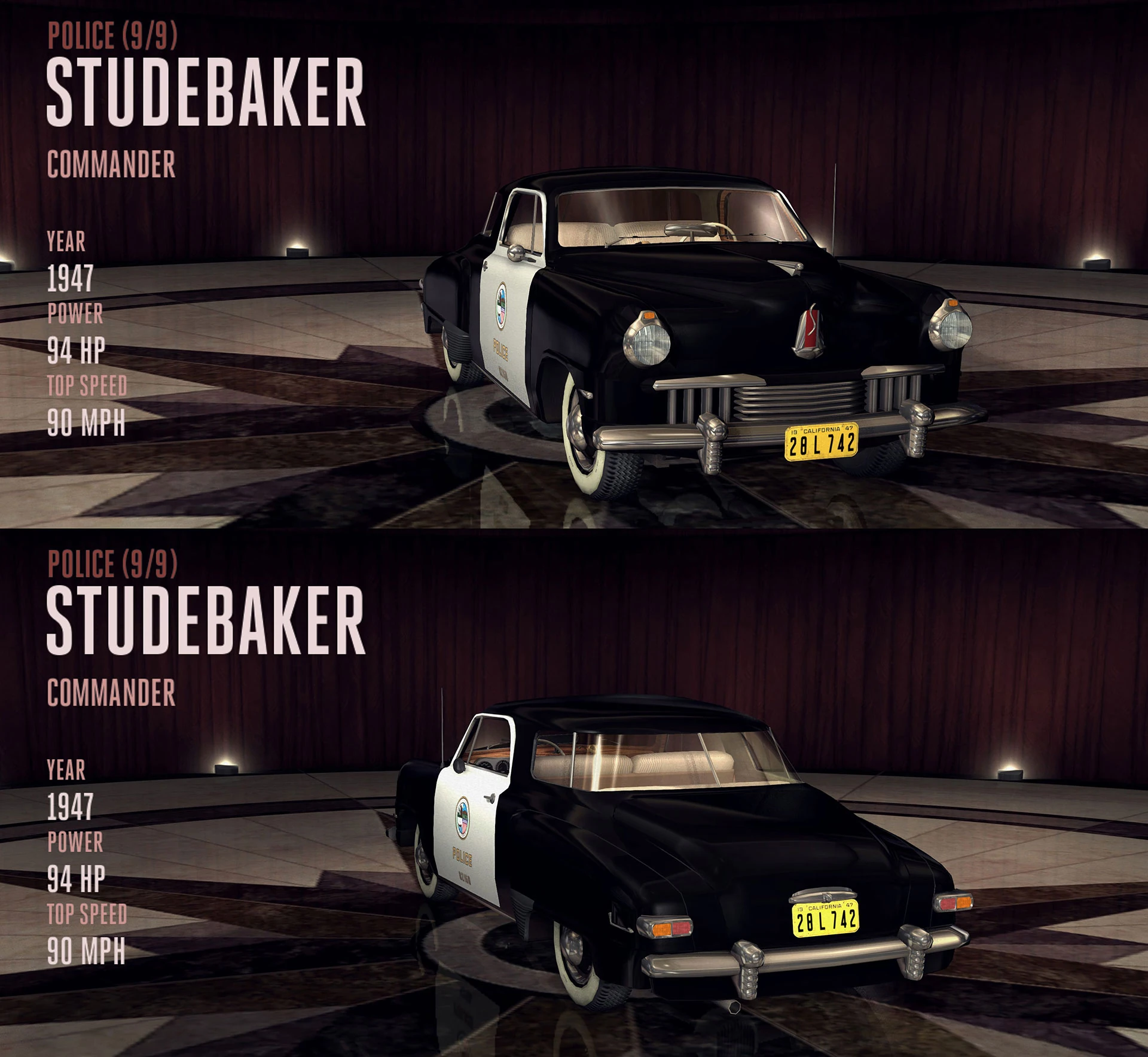 Studebaker Commander (Police) | L.A. Noire Wiki | FANDOM powered by Wikia
