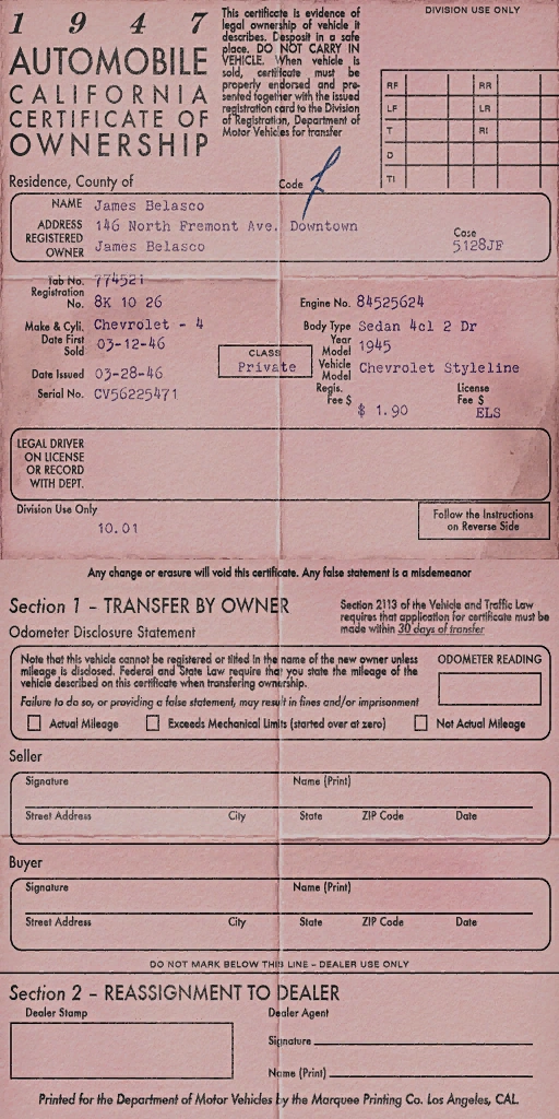 Pink Slips | L.A. Noire Wiki | Fandom