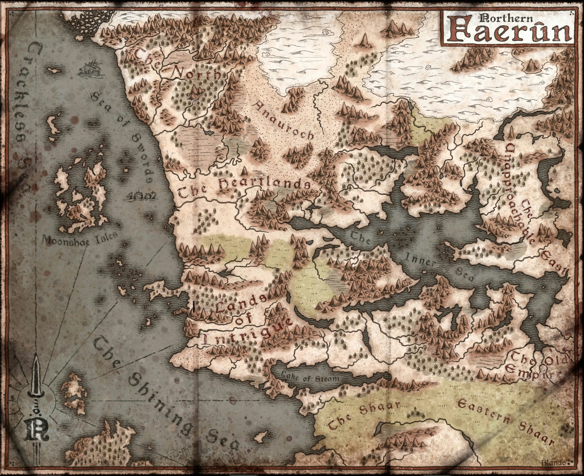 Faerûn | Wiki Le Monde des Royaumes Oubliés | Fandom