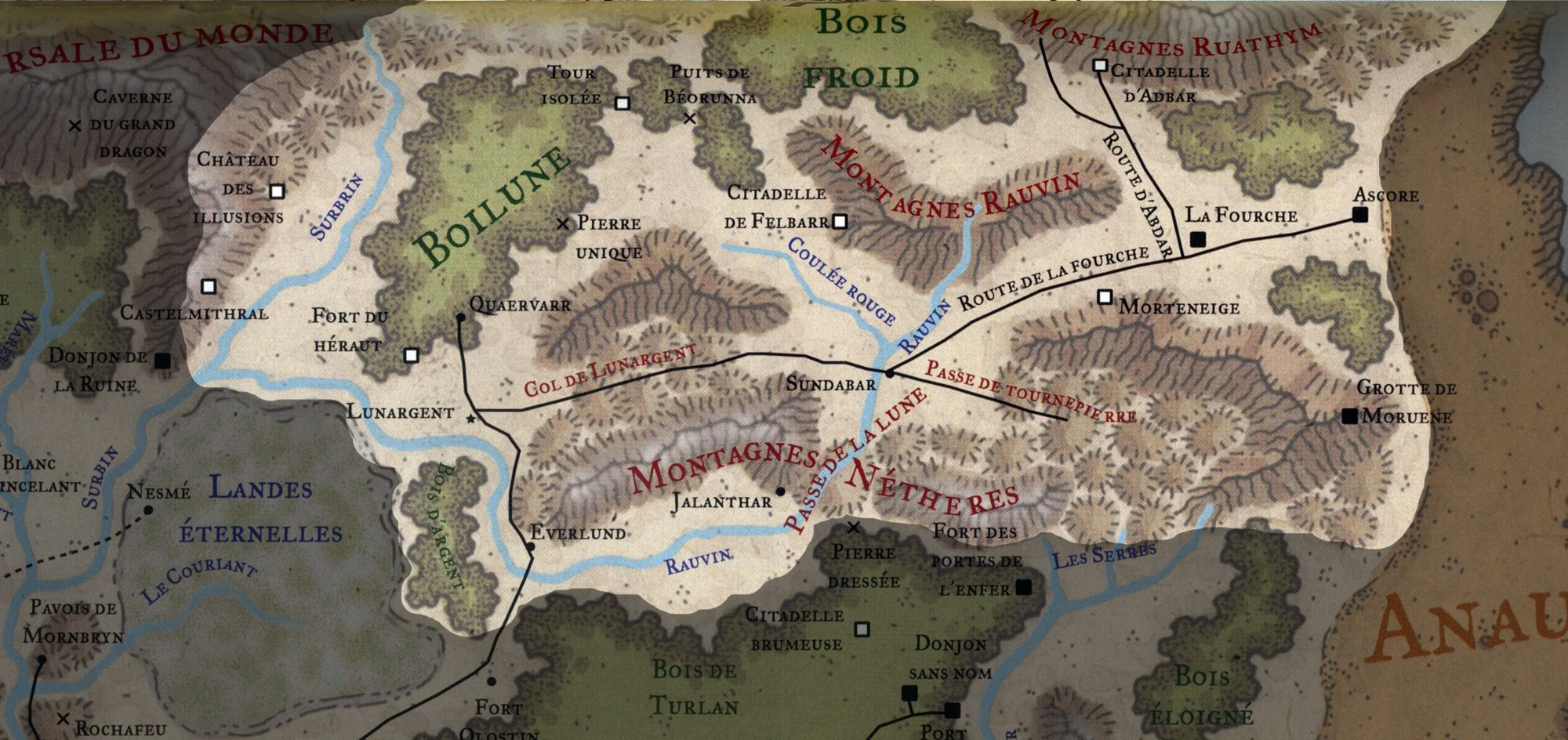 Marches d'argent | Wiki Le Monde des Royaumes Oubliés | Fandom