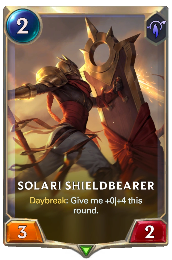 Solari Shieldbearer (Legends of Runeterra) | League of Legends Wiki ...